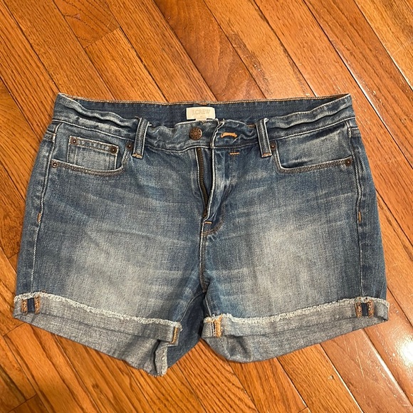 J. Crew | Shorts | Jcrew Jean Shorts Size 27 Worn Once | Poshmark